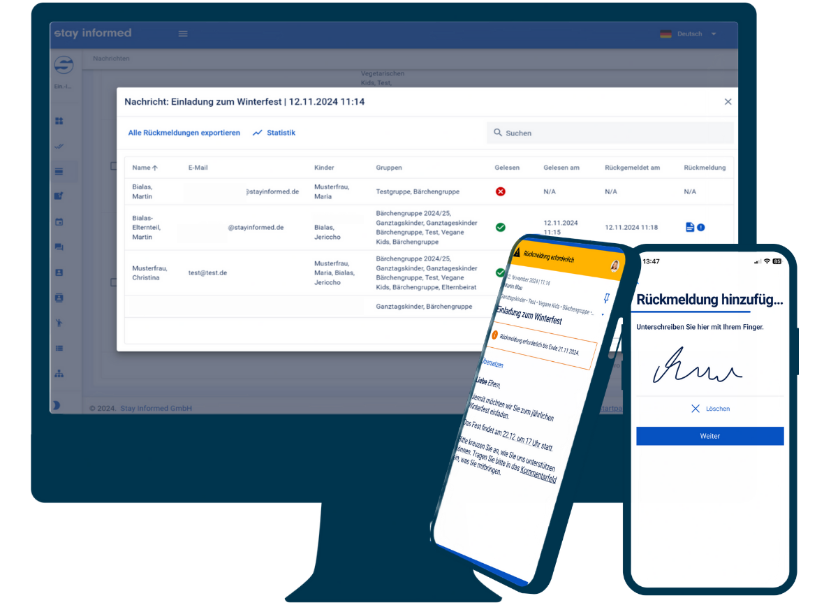 Die Kita-App für Kommunikation & Organisation | Stay Informed